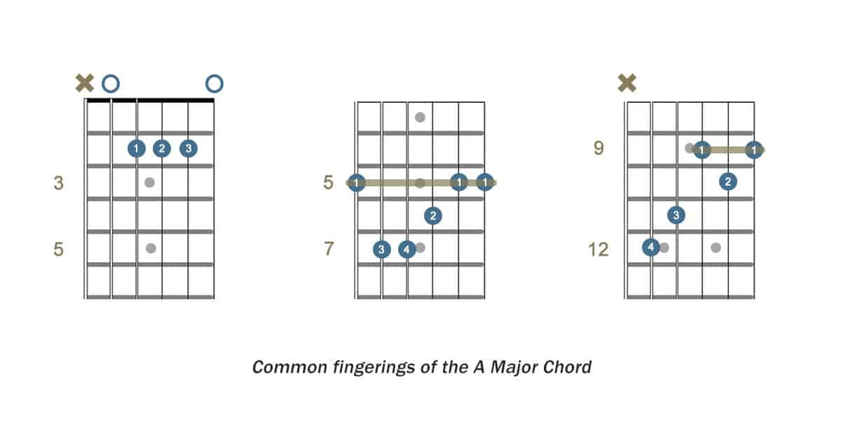 A Major Scale Guitar Positions,Tabs.. - Really Simple Guitar