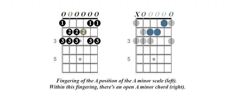 Minor Scale Guitar Positions, Chords & Exercises